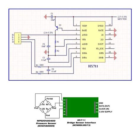 shanghj 2 sets digital load cell weight sensor hx711 adc module weighing sensor for arduino