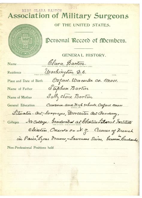 Association Of Military Surgeons Of The United States Biographical