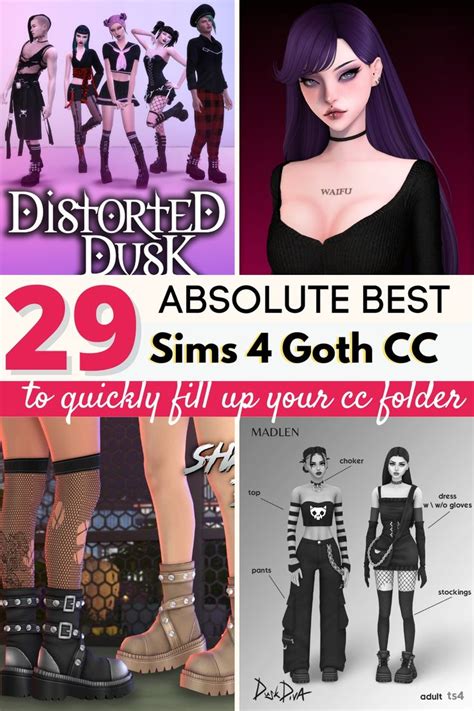The Ultimate Guide To Sims 4 Goth Cc Maxis Match Updated Sims Sims 4 Sims 4 Mods Clothes