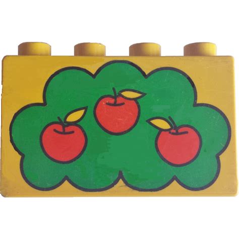 Lego Duplo Brick 2 X 4 X 2 With Apple Tree 31111 Brick Owl Lego