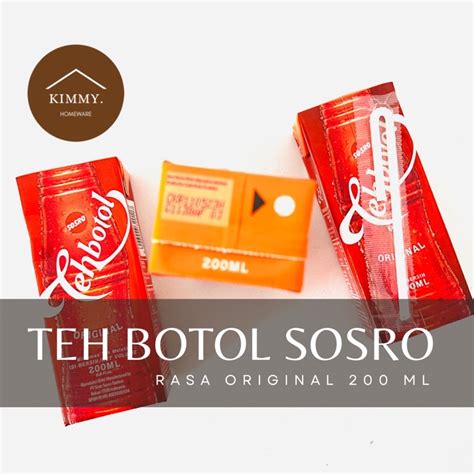 Jual Teh Botol Sosro 200 Ml Teh Botol Teh Kotak Teh Sosro Teh