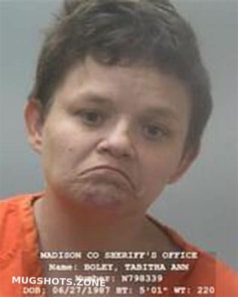 Tabitha Ann Boley 08 28 2022 Madison County Mugshots Zone