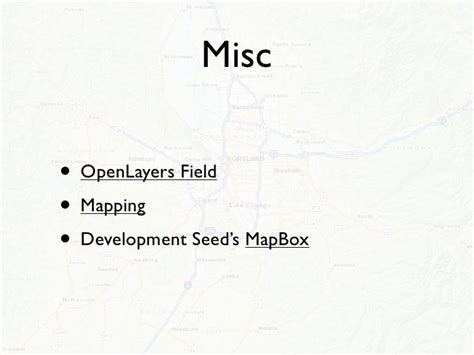 Drupal Mapping