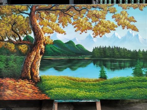 100 mẫu vẽ phong cảnh cây cối tuyệt đẹp