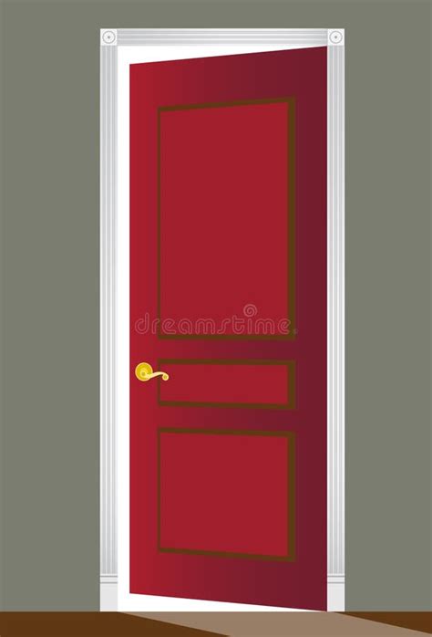 Porta Vermelha Casa Ilustrações Vetores E Clipart De Stock 27 766