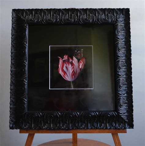 Jennifer Allnutt Semper Augustus With Butterfly Oils On Aluminiu