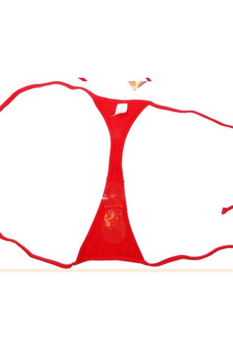 String σέξι κάτω μαγιό κάτω σλιπ κόκκινο Nuova Moda
