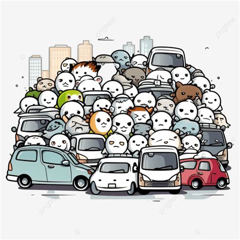 Traffic Jam Cartoon At Ada Michalski Blog