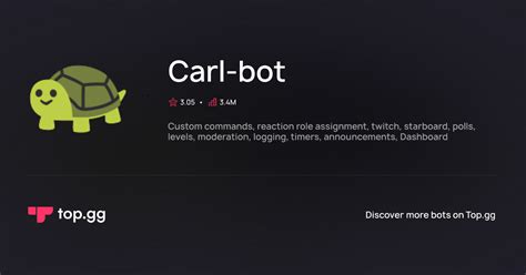 Adicionar Carl Bot The 1 Discord Bot And Discord App List
