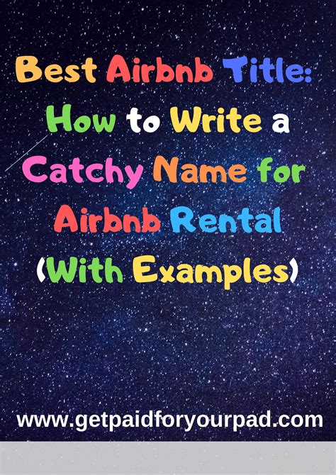 Best Airbnb Title How To Write A Catchy Name For Airbnb Rental With