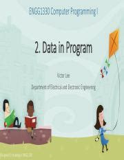 Introduction To Programming Understanding Data And Variables In