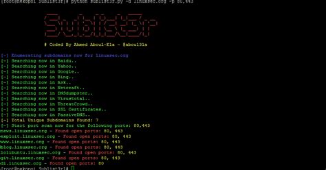 Subdomain Enumeration Dengan Cepat Menggunakan Sublist R LinuxSec