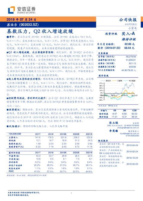 基数压力，q2收入增速放缓