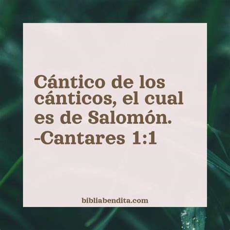 Explicación Cantares 11 El Cantar De Los Cantaresde Salomón