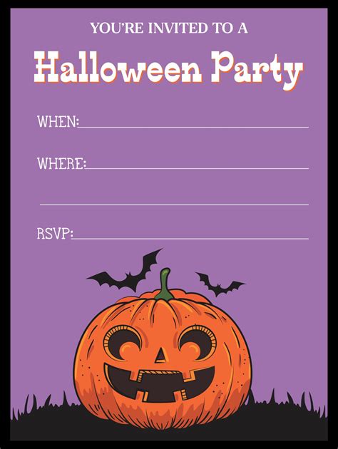 Adult Halloween Party Invitations