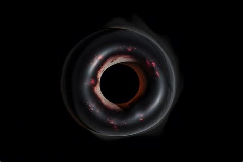 Premium Photo Black Hole In Space Neural Network Ai Generated