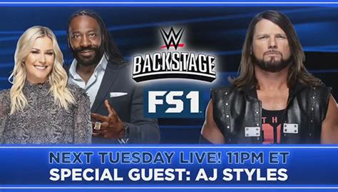 Wwe News Aj Styles Set For Next Weeks Wwe Backstage Clip Of Nwos