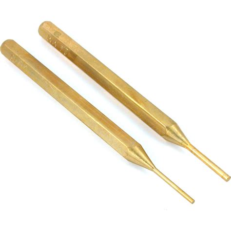 2 Brass Pin Punches Gunsmith Non Sparking Punch Tool Michaels