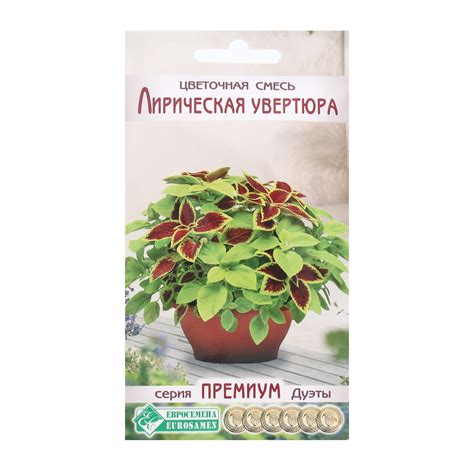 Семена Цветов Цветочная смесь Лирическая Увертюра 4 шт 9395787