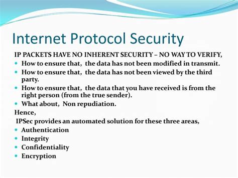 Internet Security Protocol