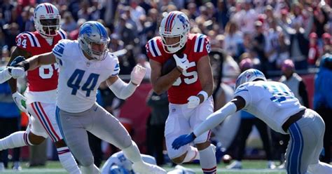 Detroit Lions Week 5 Grades Following New England Patriots Loss