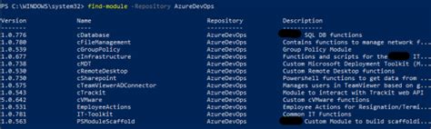 Creating A Private Powershell Repository With Azure Devops Dan