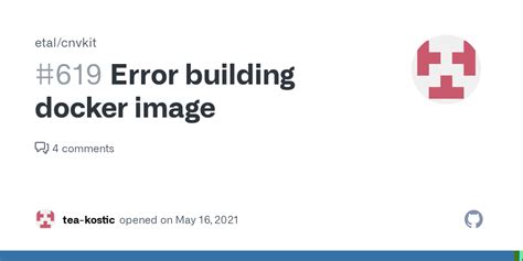 Error Building Docker Image · Issue 619 · Etalcnvkit · Github