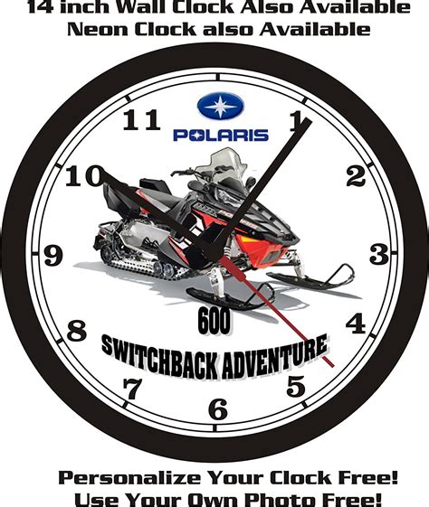 2012 Polaris 600 Switchback Adventure Snowmobile Wall Clock Free Usa