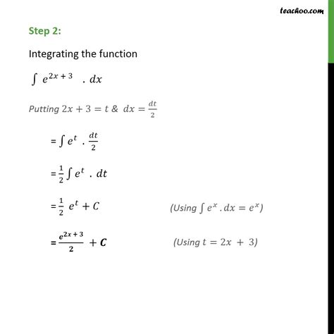 Ex 72 16 Integrate E2x3 Chapter 7 Class 12 Teachoo