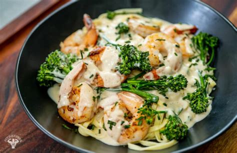 Reimagined Olive Garden Shrimp Alfredo Fit Men Cook