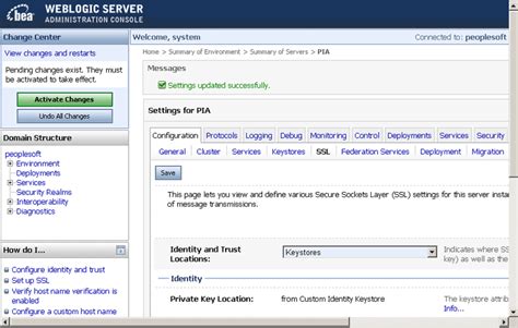 Setting Up Ssl On Oracle Weblogic Server
