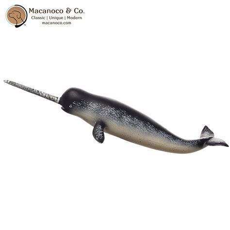 Mojo Narwhal Whale Toy Figurine Macanoco And Co