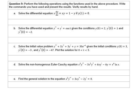 Solved Instructions Provide Your Answers To Each Of