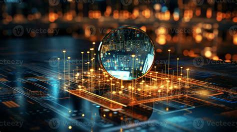 Data Visualization Close Up Technology Digitalization Optimization Of