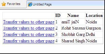 Pass Send GridView Row Value Data Using Hyperlink In ASP NET