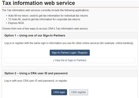 Import Data For T1 Returns Directly From The Cra Via Auto Fill My