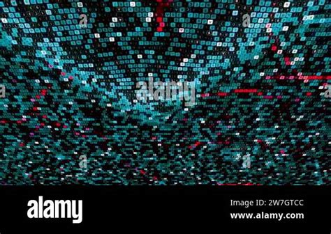 Abstract Colorful Transforming And Waving Data Canvas Concept Of Artificial Intelligence