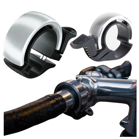 DZWONEK ROWEROWY GŁOŚNY NA ROWER SREBRNY ALUMINIOWY MECHANICZNY MM