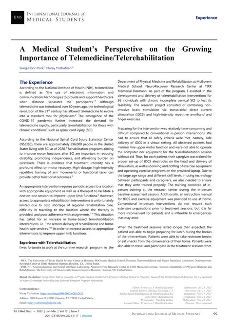 Pdf A Medical Students Perspective On The Growing Importance Of