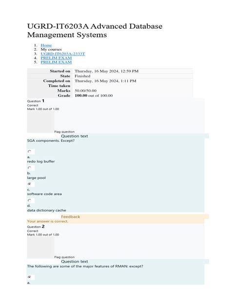Advanced Database Exam Results Pdf Backup Computer File