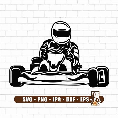Go Kart Riding Svg Go Kart Clipart Kart Riding Svg Kart Svg Kart Racing