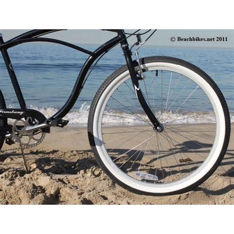 26 Firmstrong Urban Man Seven Speed Beach Cruiser Bicycle Black Bed