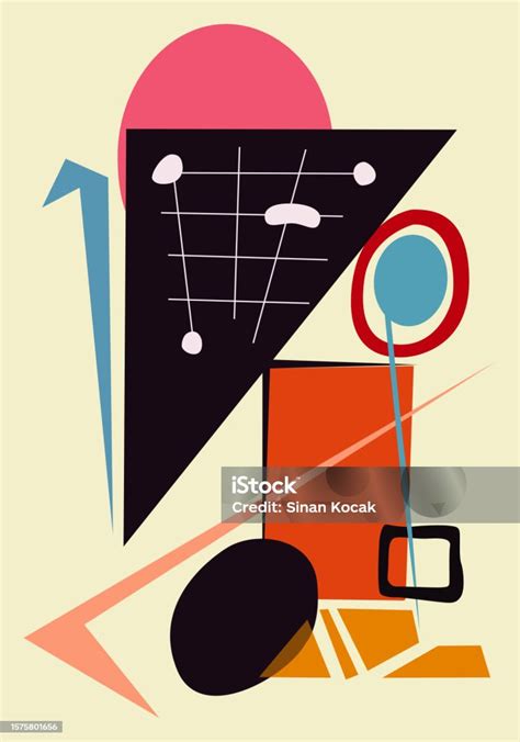 화려한 라인 아트 그림입니다 기하학적 원근법 도시 환상 색상 그라데이션은 현대 배경 예술을 추상화합니다 3차원 평면도 건물입니다 3차원 형태에 대한 스톡 벡터 아트 및 기타