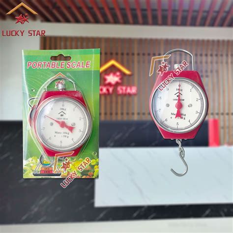 5kg And 10kg Portable Hanging Scale Random Color Numeral Pointer Spring Balance Kitchen Weighing
