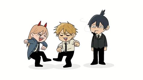 Power Denji And Hayakawa Aki Chainsaw Man And 1 More Drawn By