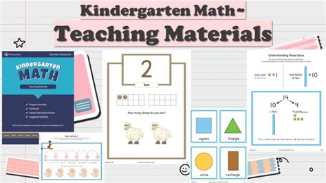 Pre181 155 Pages Kindergarten Math Teaching Materials Worksheet For