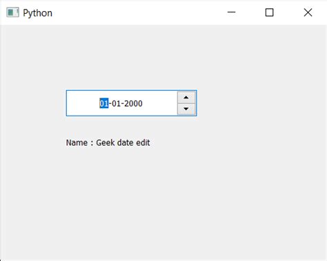 Pyqt5 Qdateedit 获取名称属性 码农参考