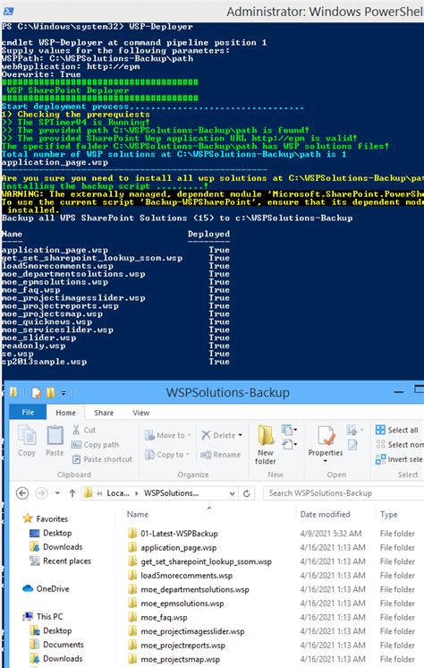 wsp deployer deploy wsp sharepoint 2019 solutions using powershell