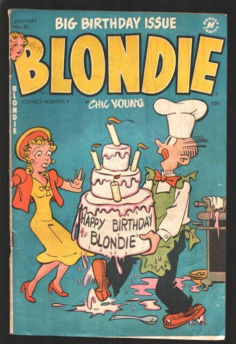 Blondie 50 1953 Harvey Dagwood Appears Chic Youngs Famous Comic Fn