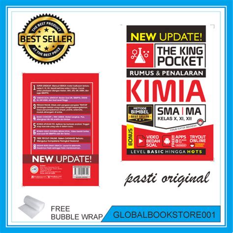 Jual THE KING POCKET RUMUS DAN PENALARAN KIMIA SMA MA KELAS X XI XII